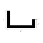 Stainless Steel 2" - Floating Ledge